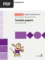 Answer Booklet - Movers 2 - 2018-17-20 | PDF