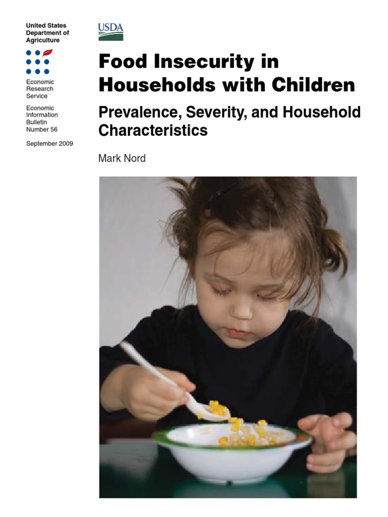 Food Insecurity Households With Children: 2009 | PDF | Supplemental ...