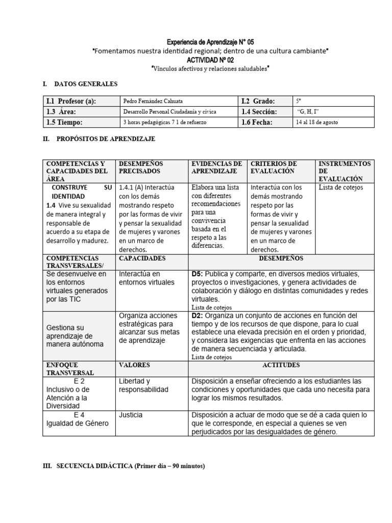 Actividad de Aprendizaje #2 - DPCC | PDF