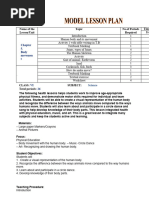 Lesson Plan For Reproduction in Plants | PDF | Pollination | Flowers