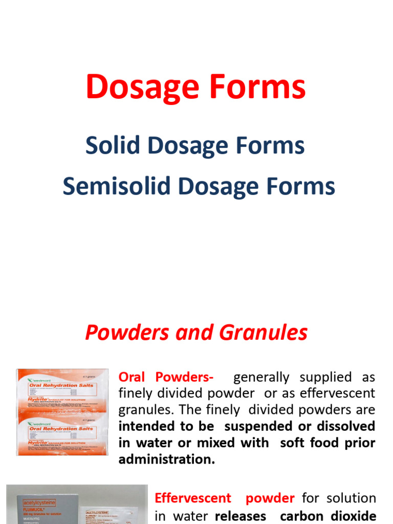 Chapter 6 (1) Solid and Semisolid Dosage Form-1-1 | PDF | Tablet (Pharmacy) | Topical Medication
