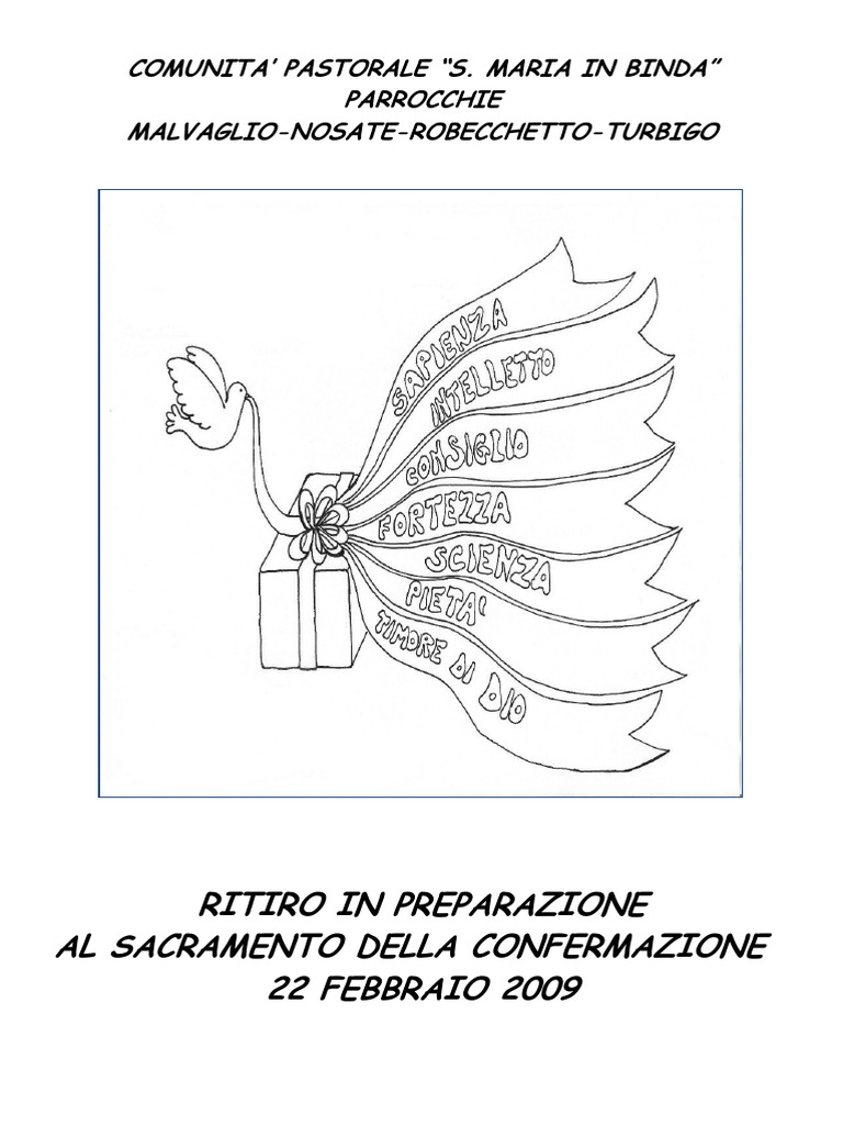 La Cresima, La Mia Pentecoste - Ritiro | PDF