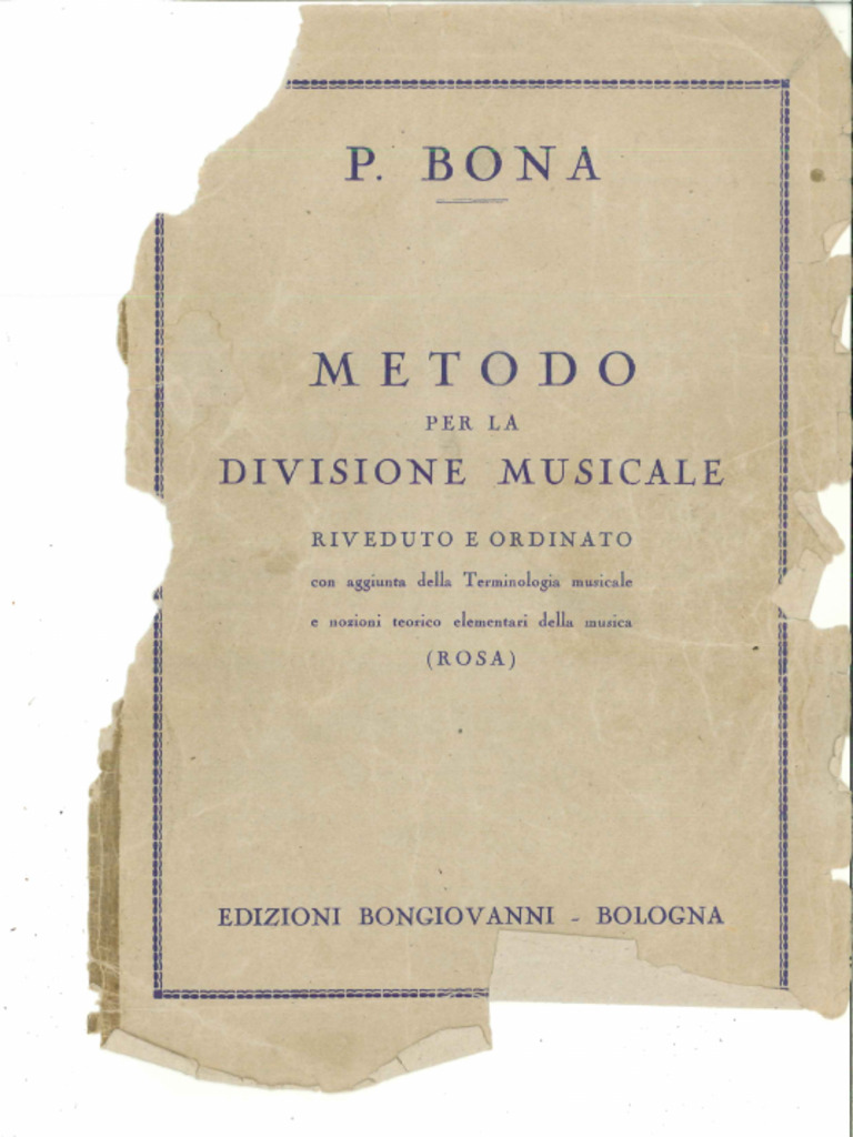 Solfeggio BONA | PDF