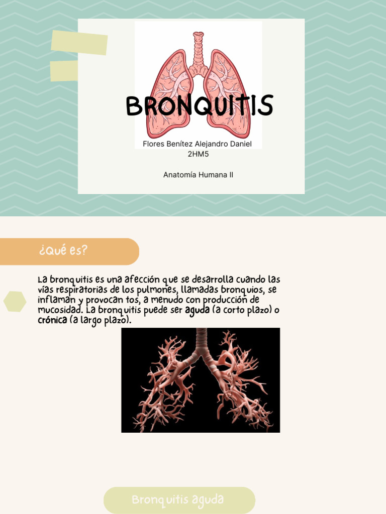 Bronquitis | PDF | Bronquitis | Tos