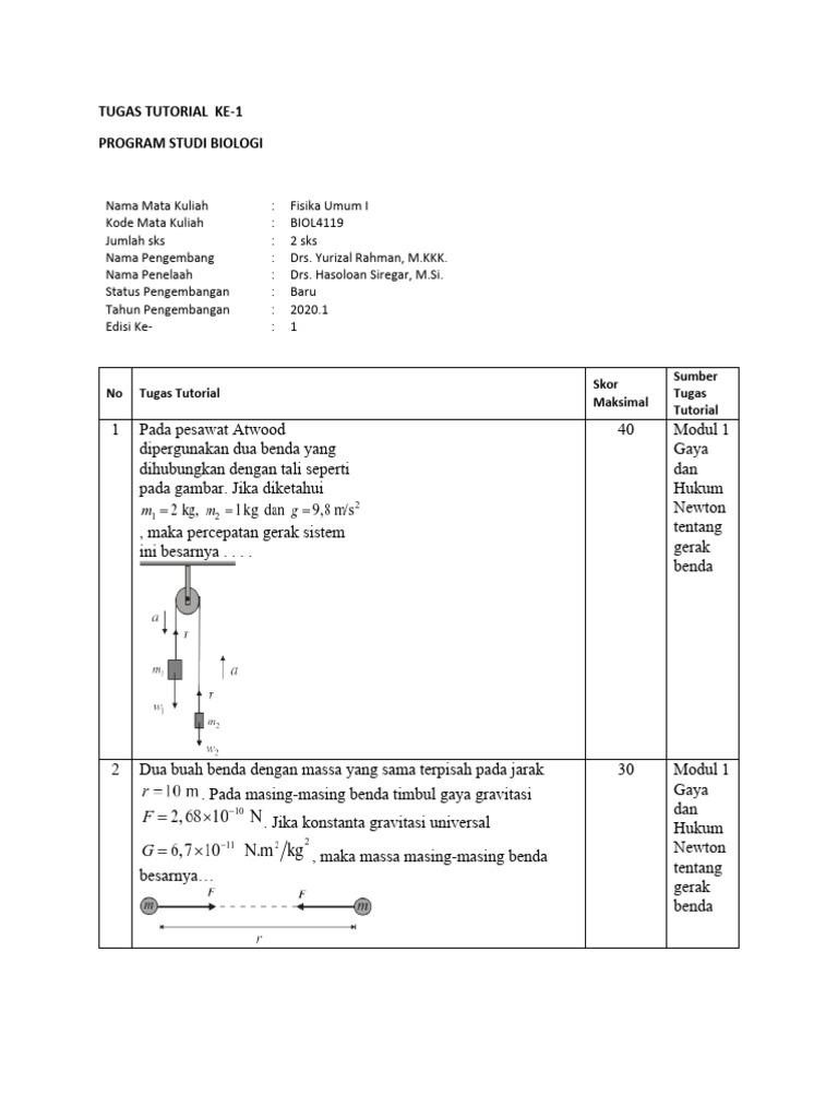 Tugas 1 Fisika Muchrizki | PDF