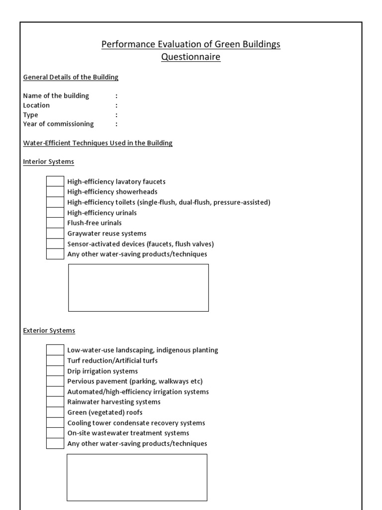 Qualitative Questionnaire | PDF | Water Resources | Water Scarcity
