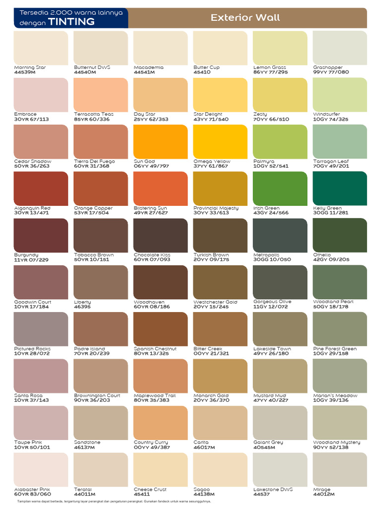 Dulux E-Colourcard - Exterior 2020 Organized | PDF