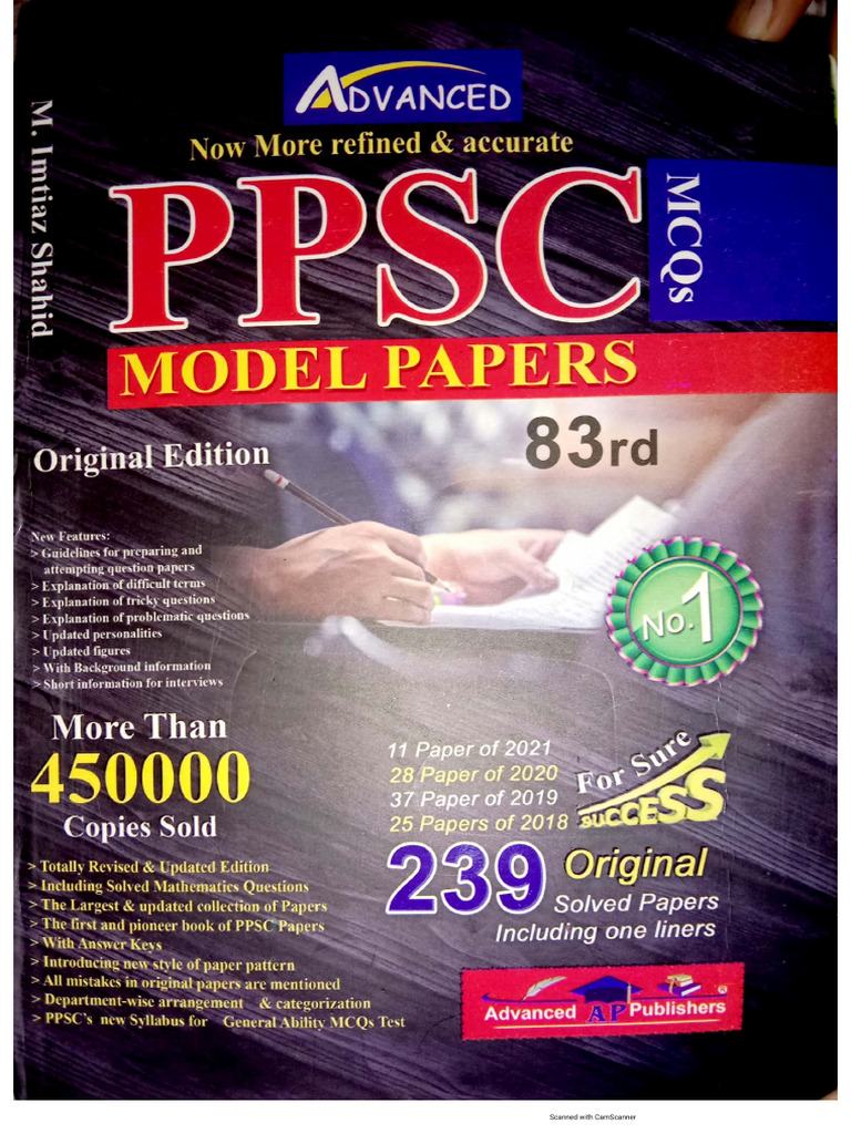2021 PPSC Past Papers | PDF