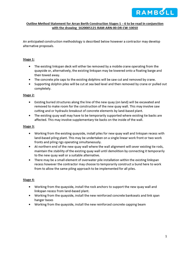Method Statement | PDF