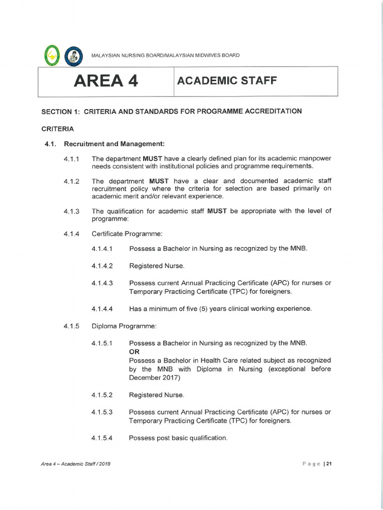 MQA NBM Area 4 | PDF