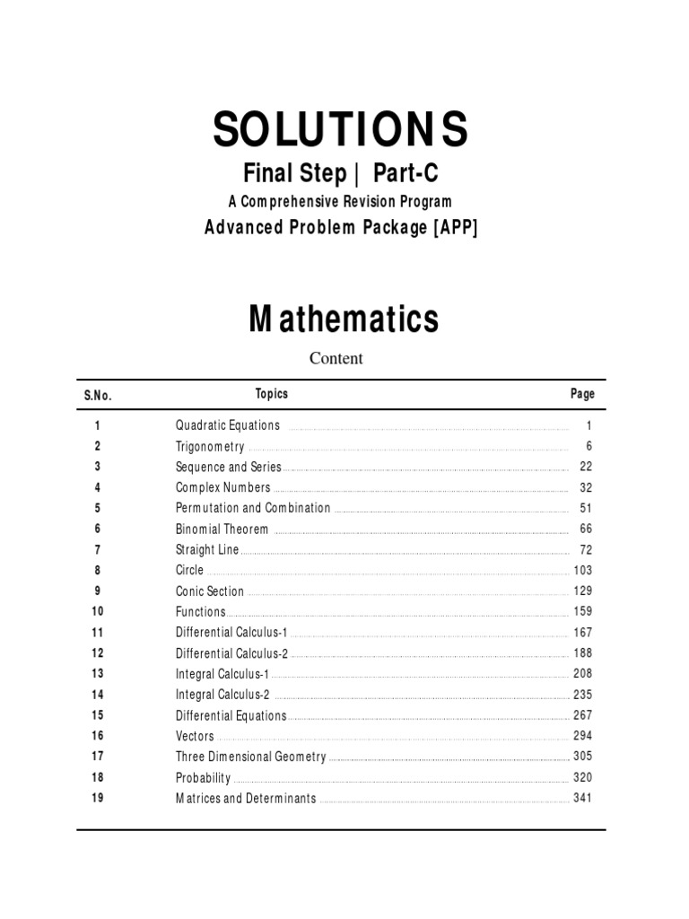 Final Step-C Solution MA | PDF