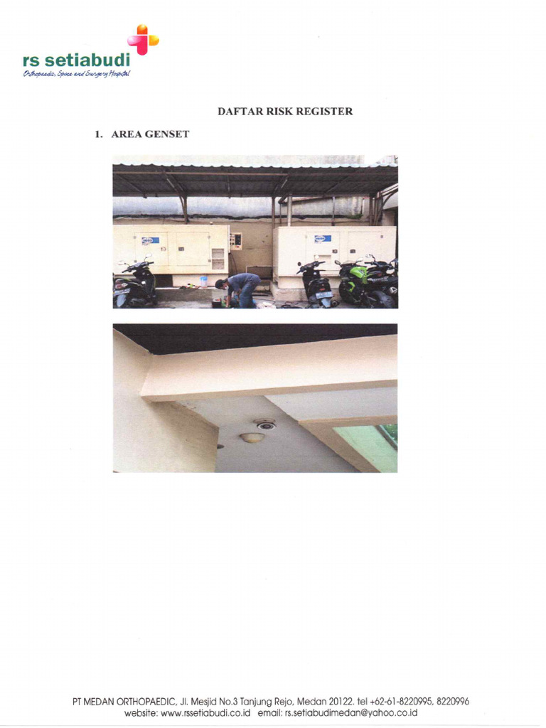 Daftar Risk Register RSSB | PDF