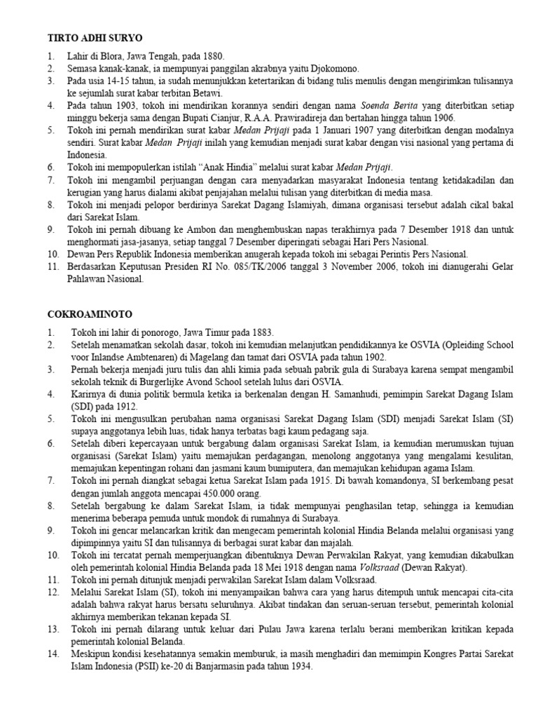 Sejarah Indonesia - Handout - PAS2 | PDF