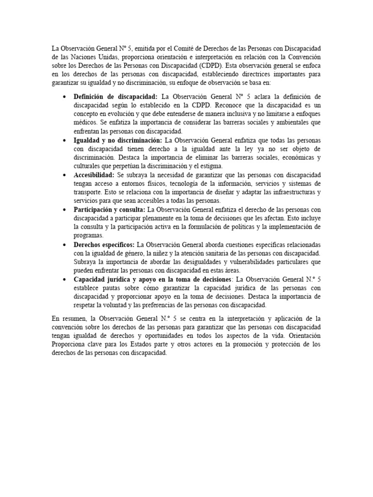 derechos humanos CDPD | PDF