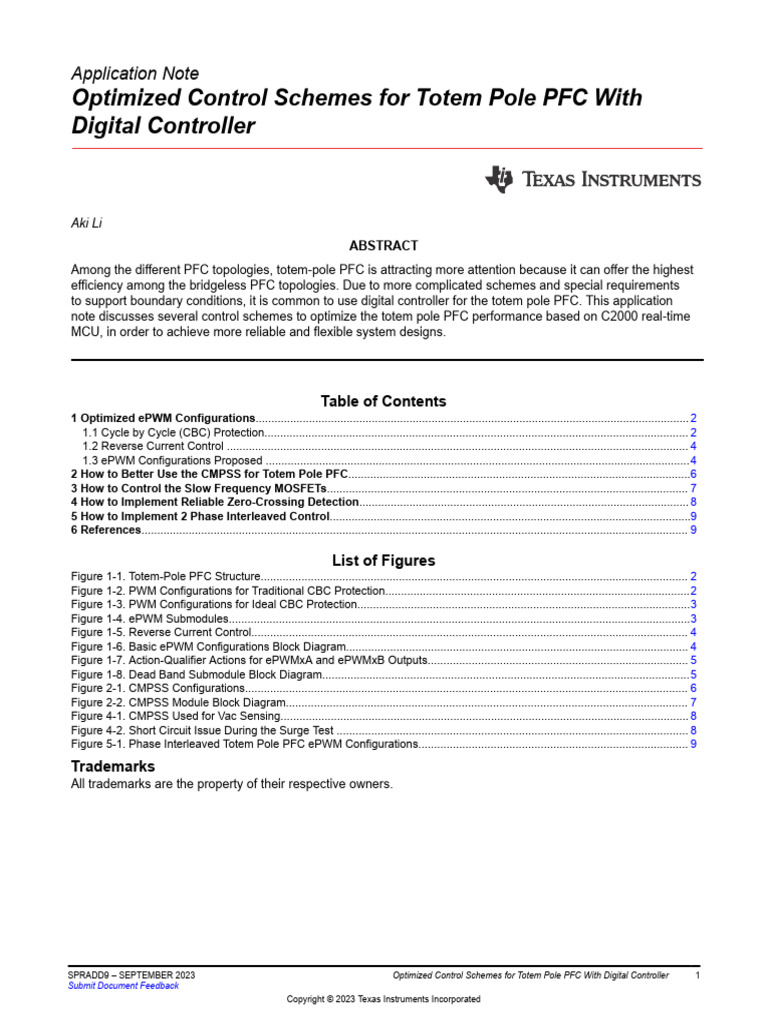 Optimized Control Schemes For PFC With Digital Controller | PDF | Field ...