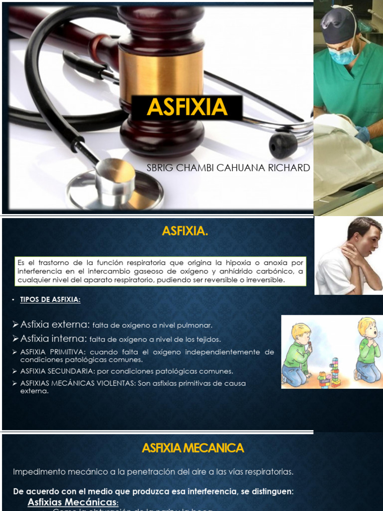 Tipos y Mecanismos de Asfixia Mecánica | PDF | Sistema respiratorio ...
