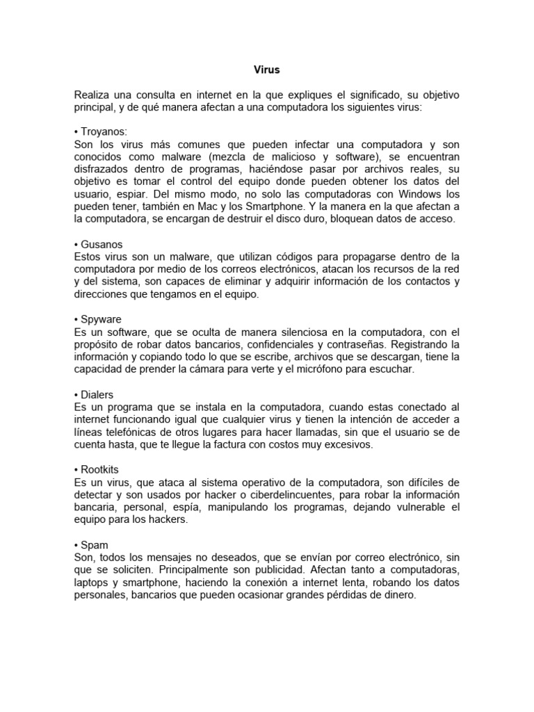 Alvarado_Elsa_Virus | PDF | Virus de computadora | Malware