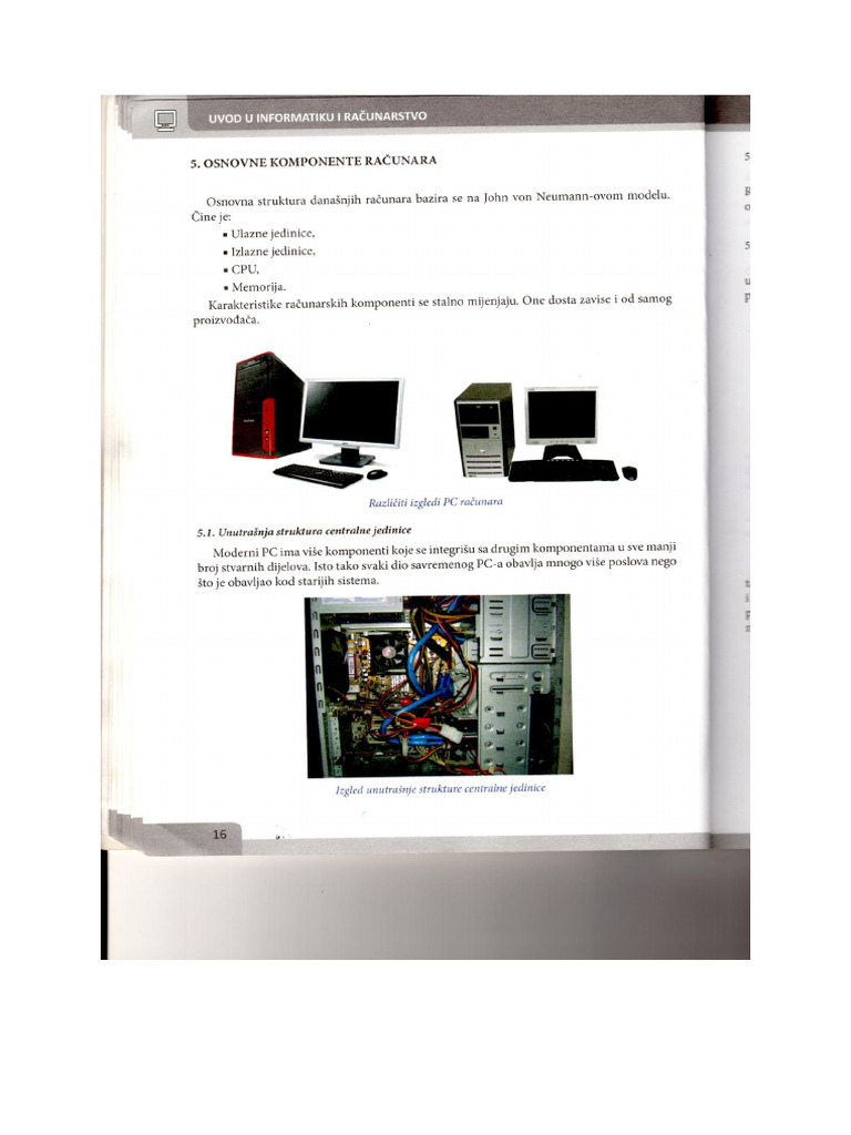Osnovne Komponente Racunara | PDF