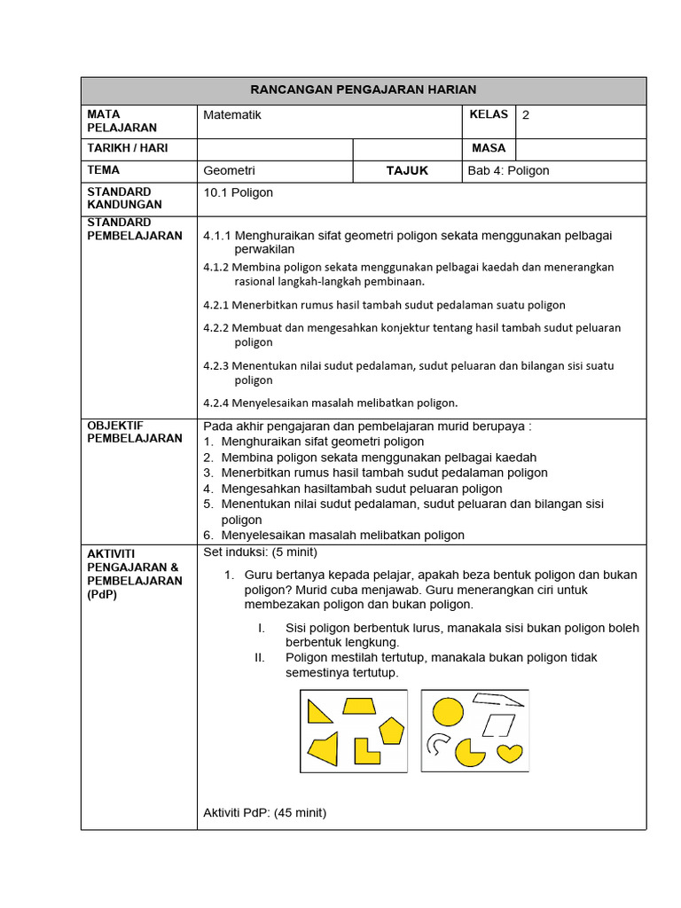 PBL - Bab 4 - Poligon | PDF
