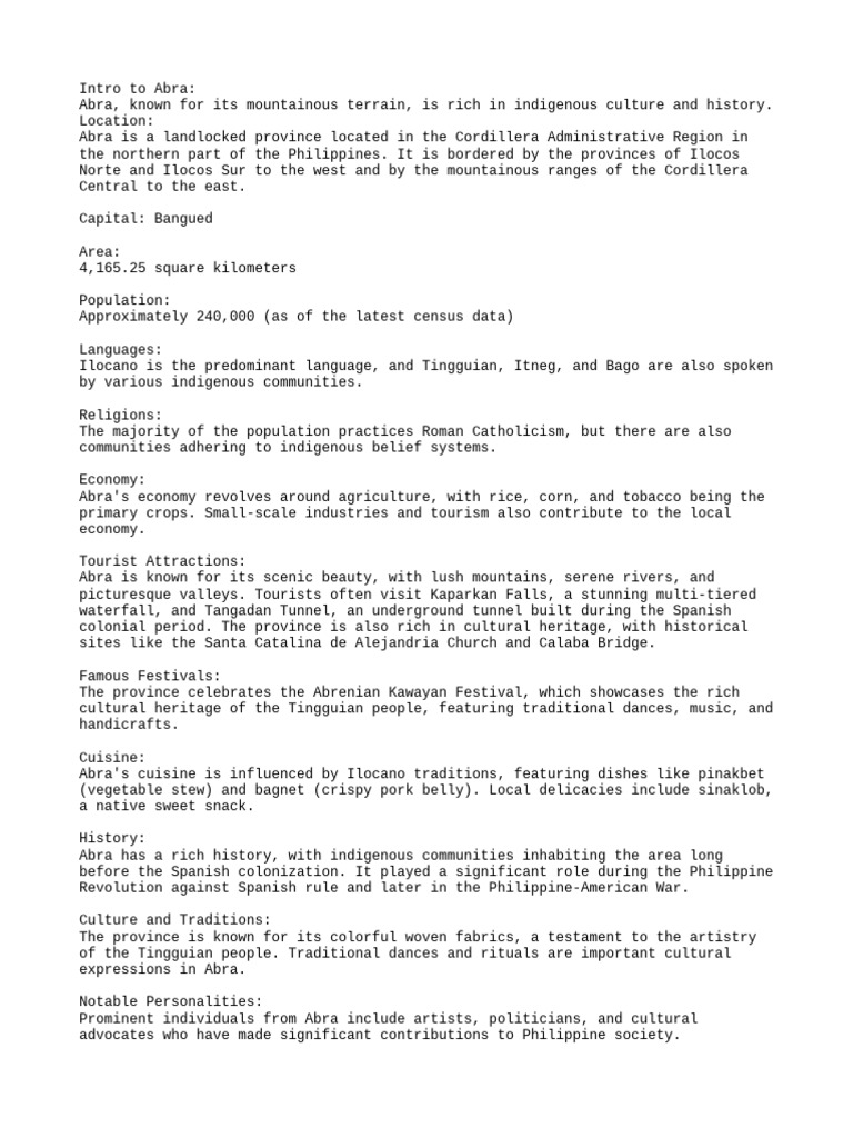 Intro To Abra Pdf