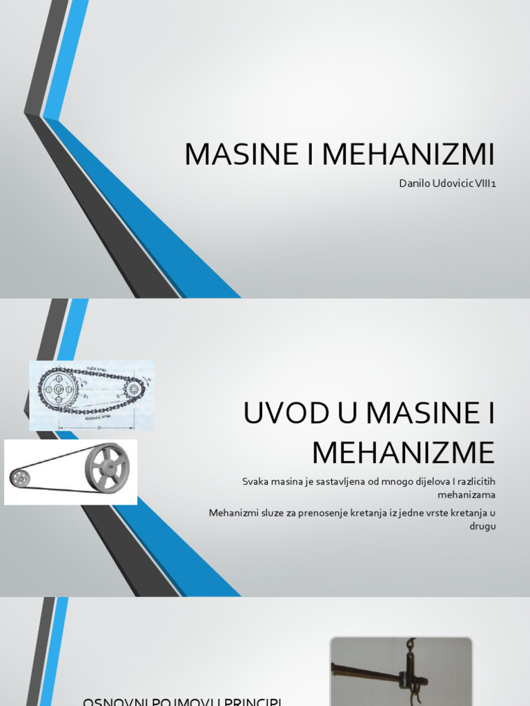 Masine I Mehanizmi | PDF