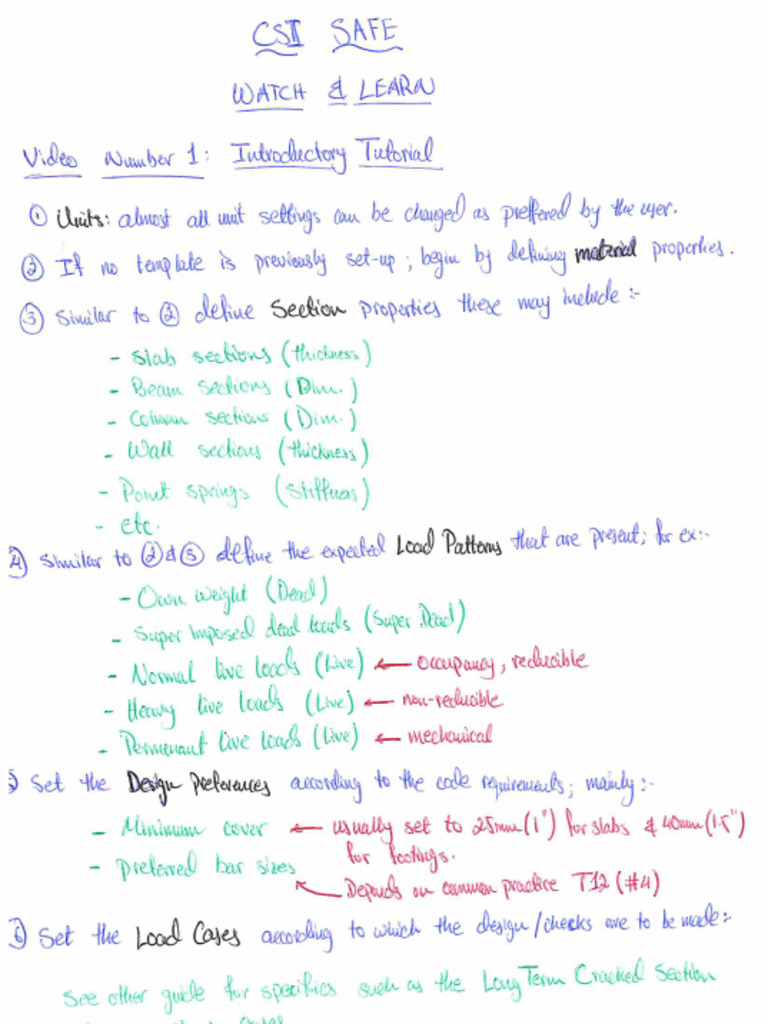 Introduction To CSI SAFE | PDF