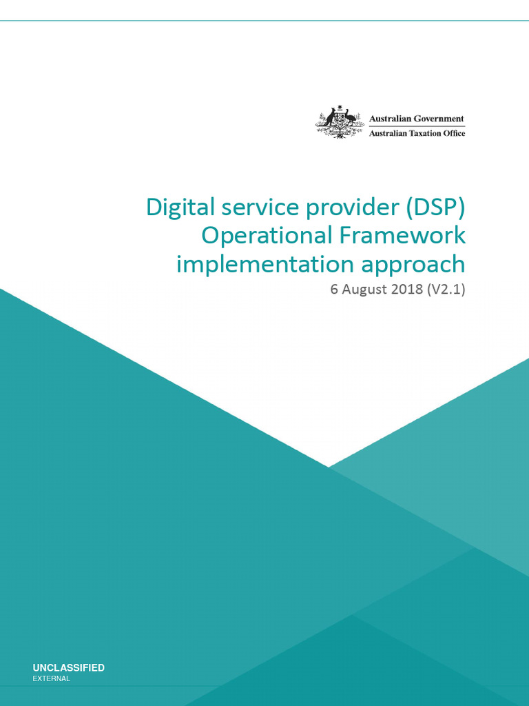 DSP Operational Framework Implementation Approach v2.1 | PDF | Business