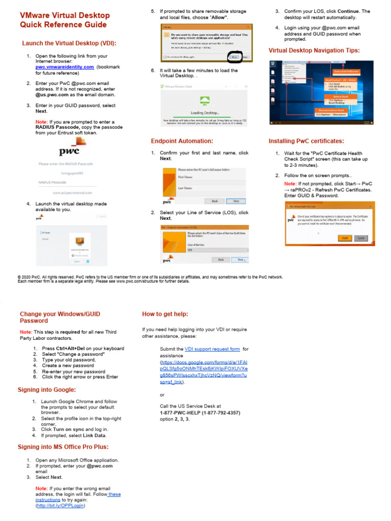 VMware VDI Quick Start Guide | PDF