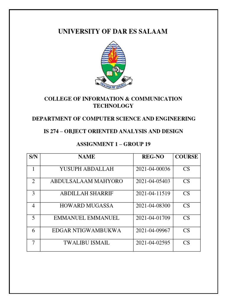 Is274 Assignment 1 GRP 19 | PDF