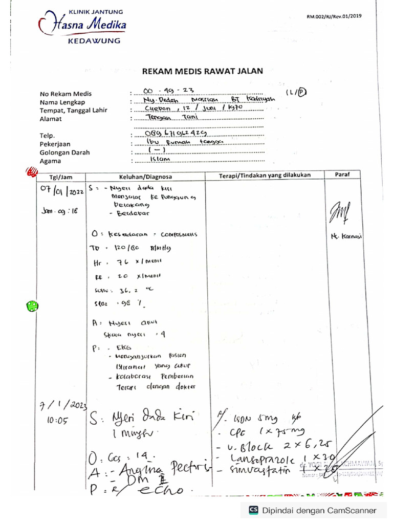 Rekam Medis Rawat Jalan | PDF