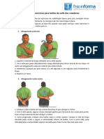 Exercícios de Codman para Reabilitação do Ombro | PDF | Dor | Medicina ...