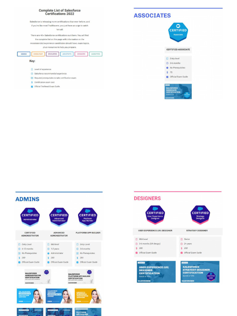 Salesforce Certification 2022 | PDF