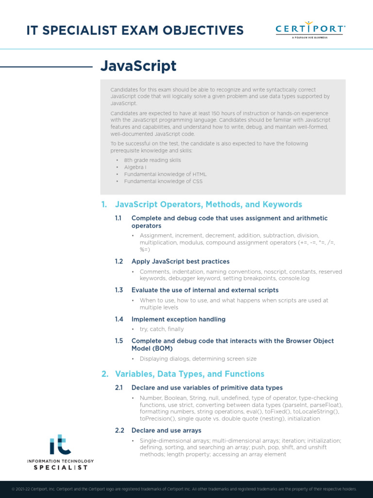ITS OD 302 Javascript 0922 | PDF | Java Script | Document Object Model