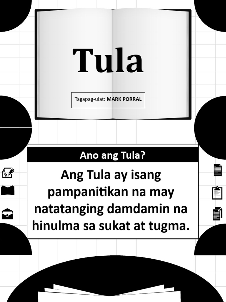 Tula Panitikan NG Pilipinas Report | PDF