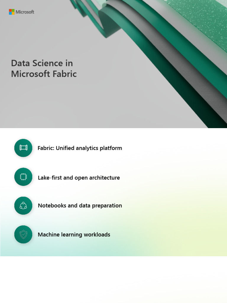 Data Science Workflows in Microsoft Fabric | PDF | Analytics | Data Science