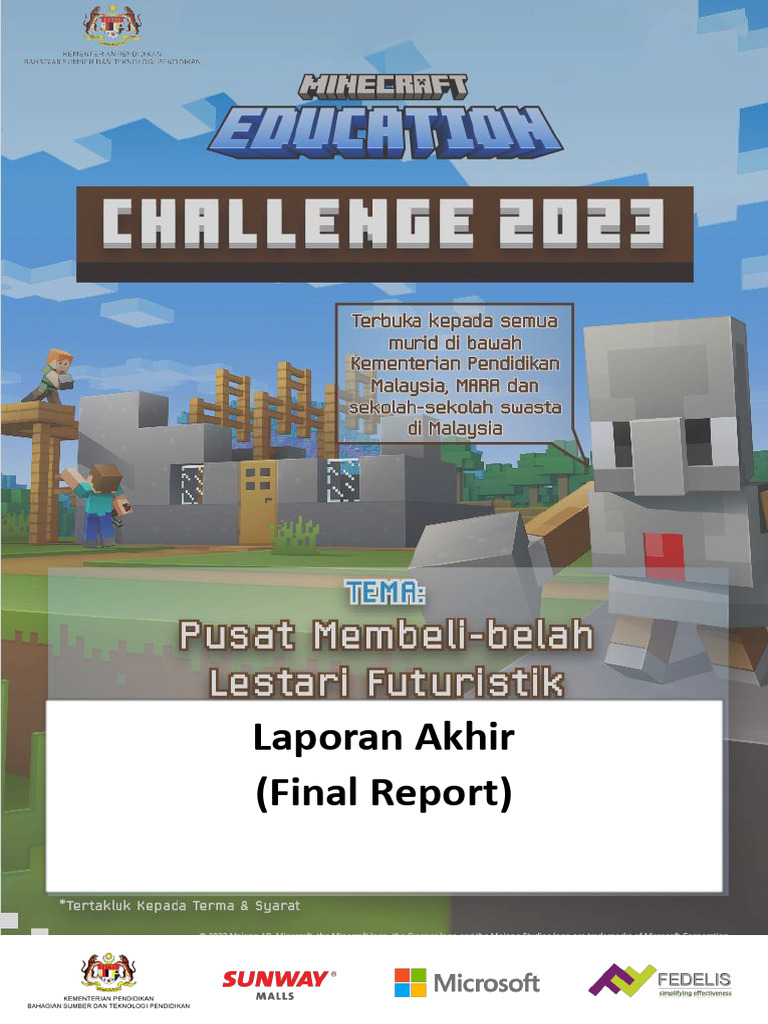 Laporan Akhir Projek Minecraft Education Ahmad Faateh | PDF