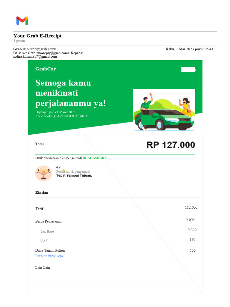 Tarif Grab dari Bandara Soekarno Hatta | PDF
