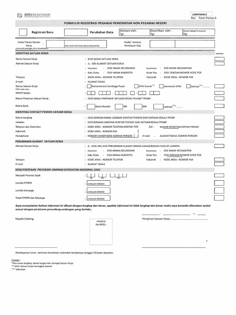 Form Registrasi - 7-8 | PDF