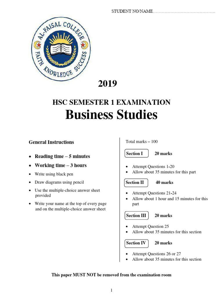 2019 BS - AFC - Trial Paper | PDF