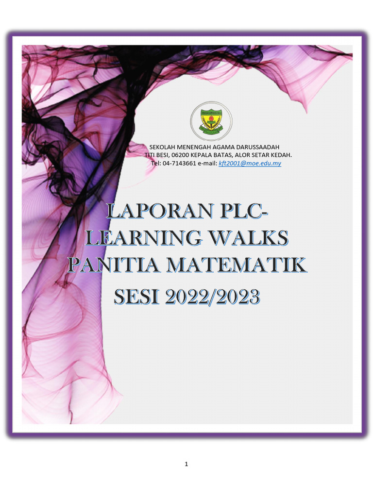 LAPORAN PLC- Learning Walks | PDF