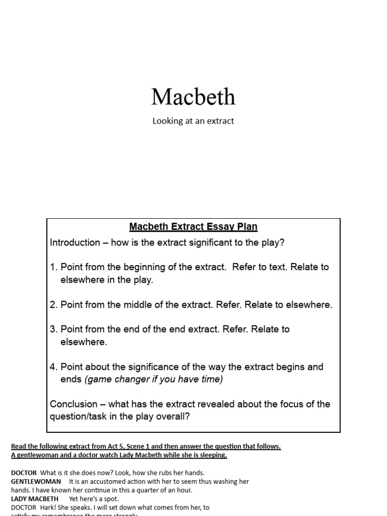 Macbeth Extract | PDF Macbeth Extract | PDF