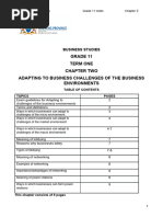 Notes Grade 10 Business Studies Term 2 2023 | PDF | Partnership | Sole ...