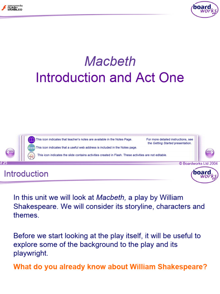Macbeth - Act One Scenes 3-7 | PDF | Macbeth | William Shakespeare