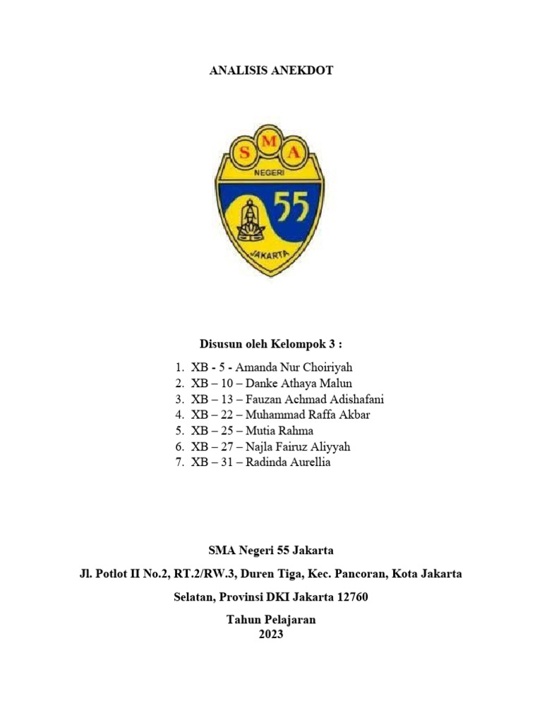 Analisis Anekdot Korupsi dan Politik | PDF