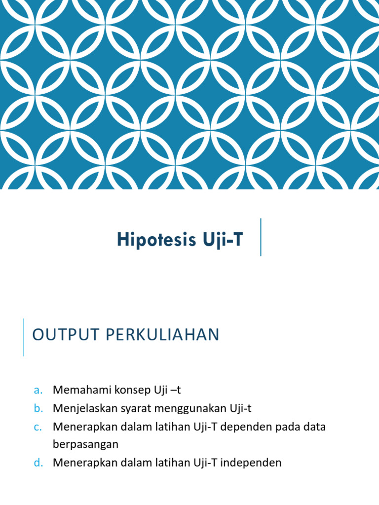 Uji T - Independen | PDF