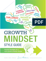 Growth Mindset Matter of Mindset Booklet | PDF | Mindset | Neuroscience