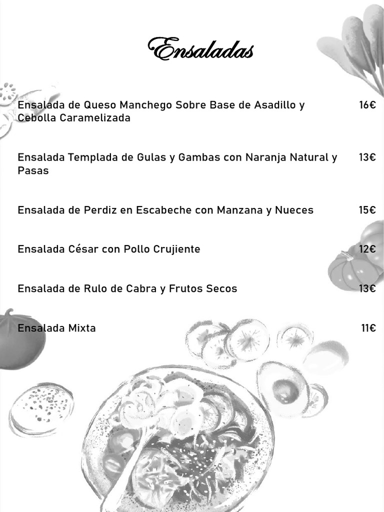 Carta 2024 | PDF | Alimentos | Carne