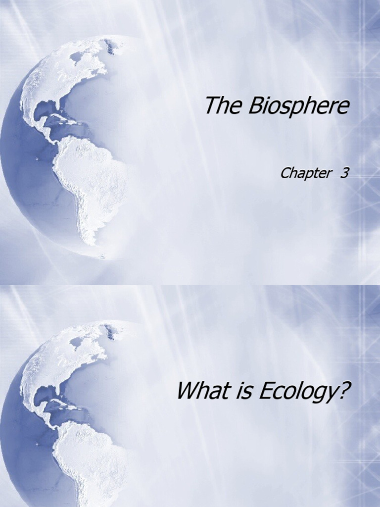 Els - Topic7 - The Biosphere | PDF