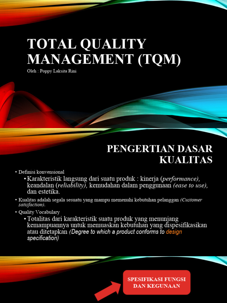 Total Quality Management (TQM) | PDF