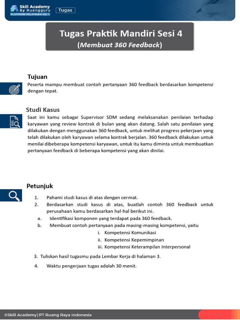 TPM 4 Membuat 360 Feedback-Muh Khaeril Syam | PDF